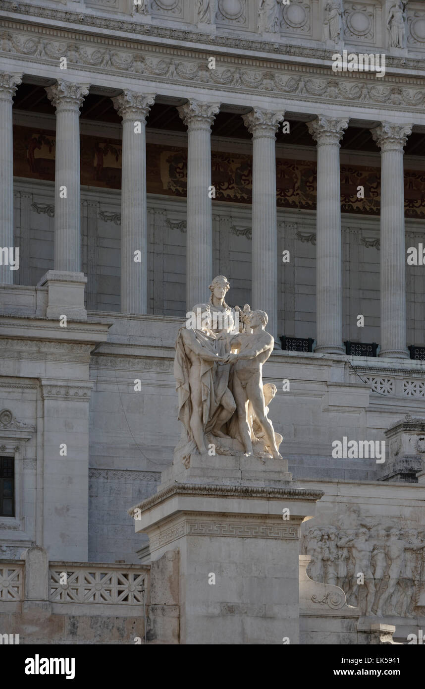 Italy, Rome, view of the Victorian Palace (Vittoriano Stock Photo - Alamy