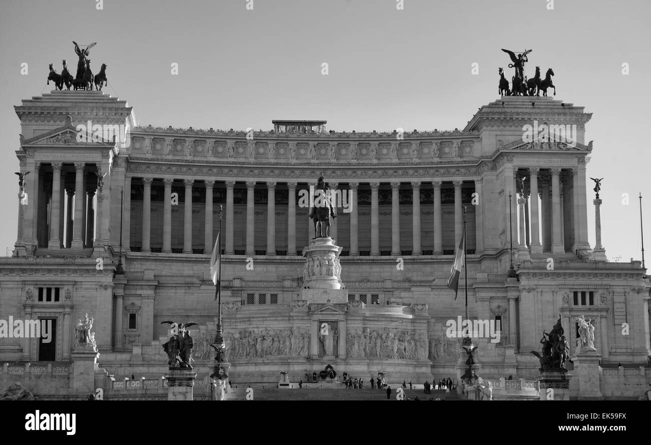 Italy, Rome, view of the Victorian Palace (Vittoriano Stock Photo - Alamy