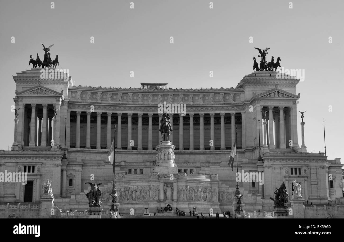 Italy, Rome, view of the Victorian Palace (Vittoriano Stock Photo - Alamy