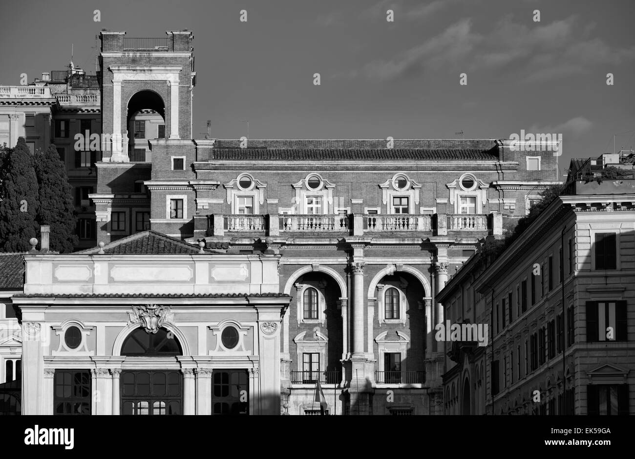 Italy, Rome, old buildings downtown Stock Photo - Alamy