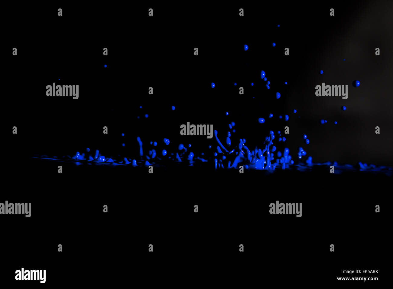 blue paint splashes Stock Photo - Alamy