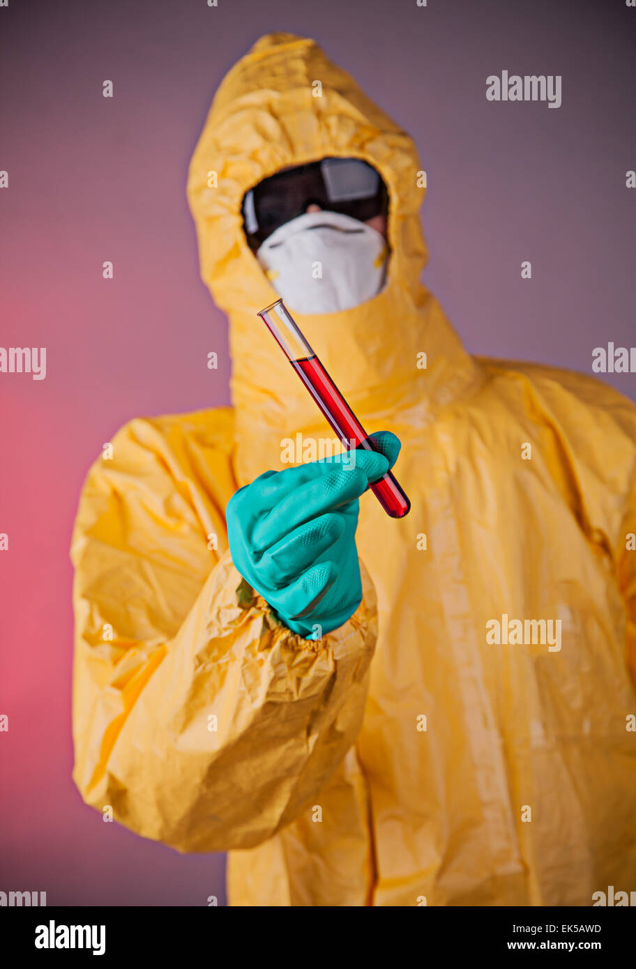 Hazmat lab suit hi-res stock photography and images - Alamy