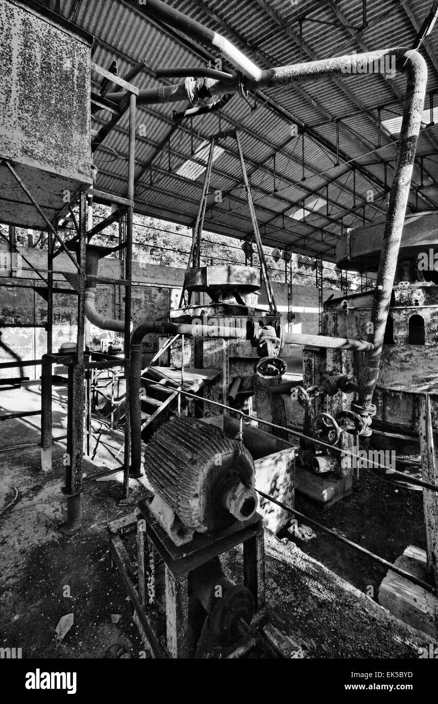 Italy, Lazio, countryside, abandoned old factory Stock Photo - Alamy