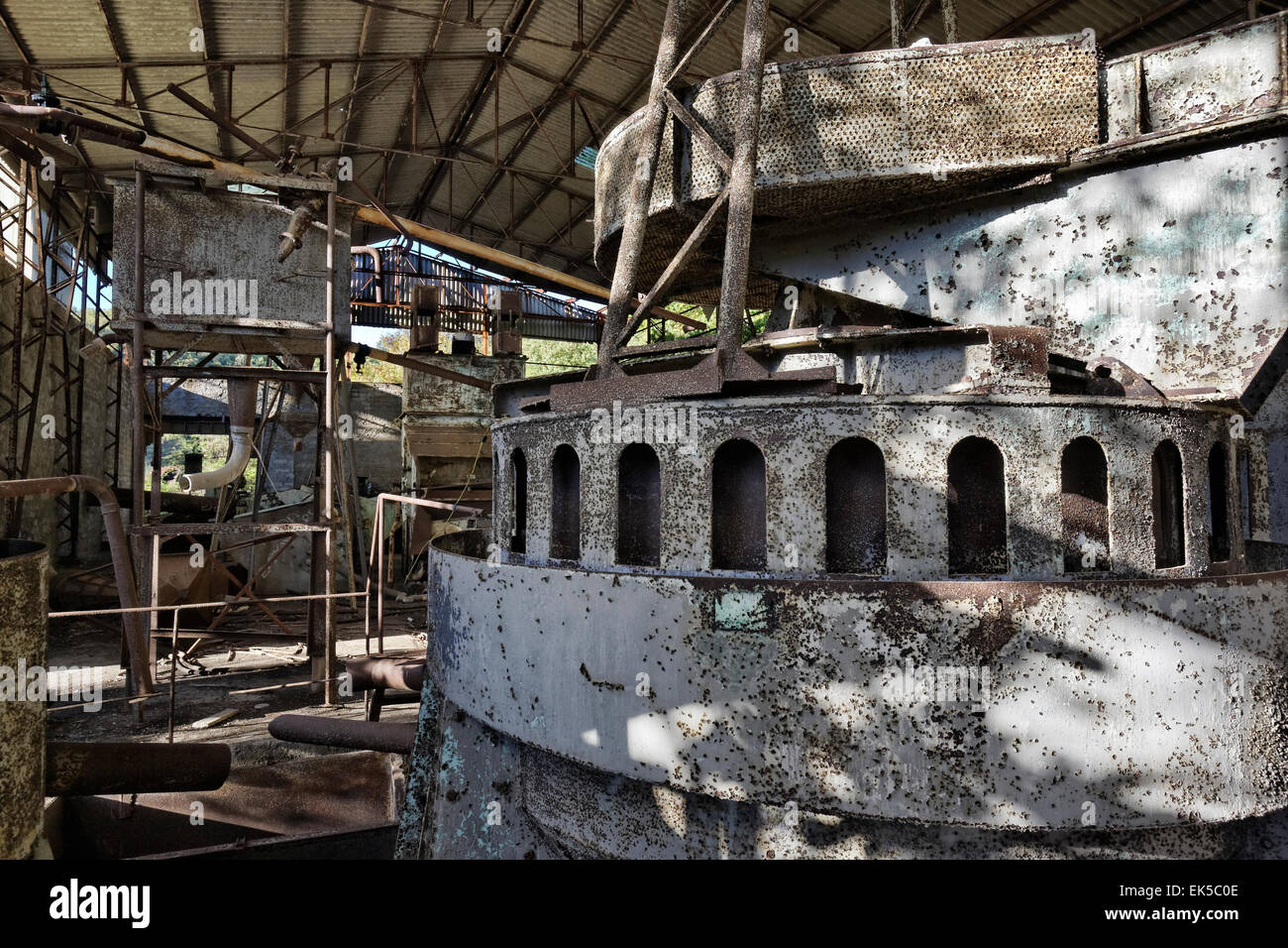 Italy, Lazio, countryside, abandoned old factory Stock Photo - Alamy