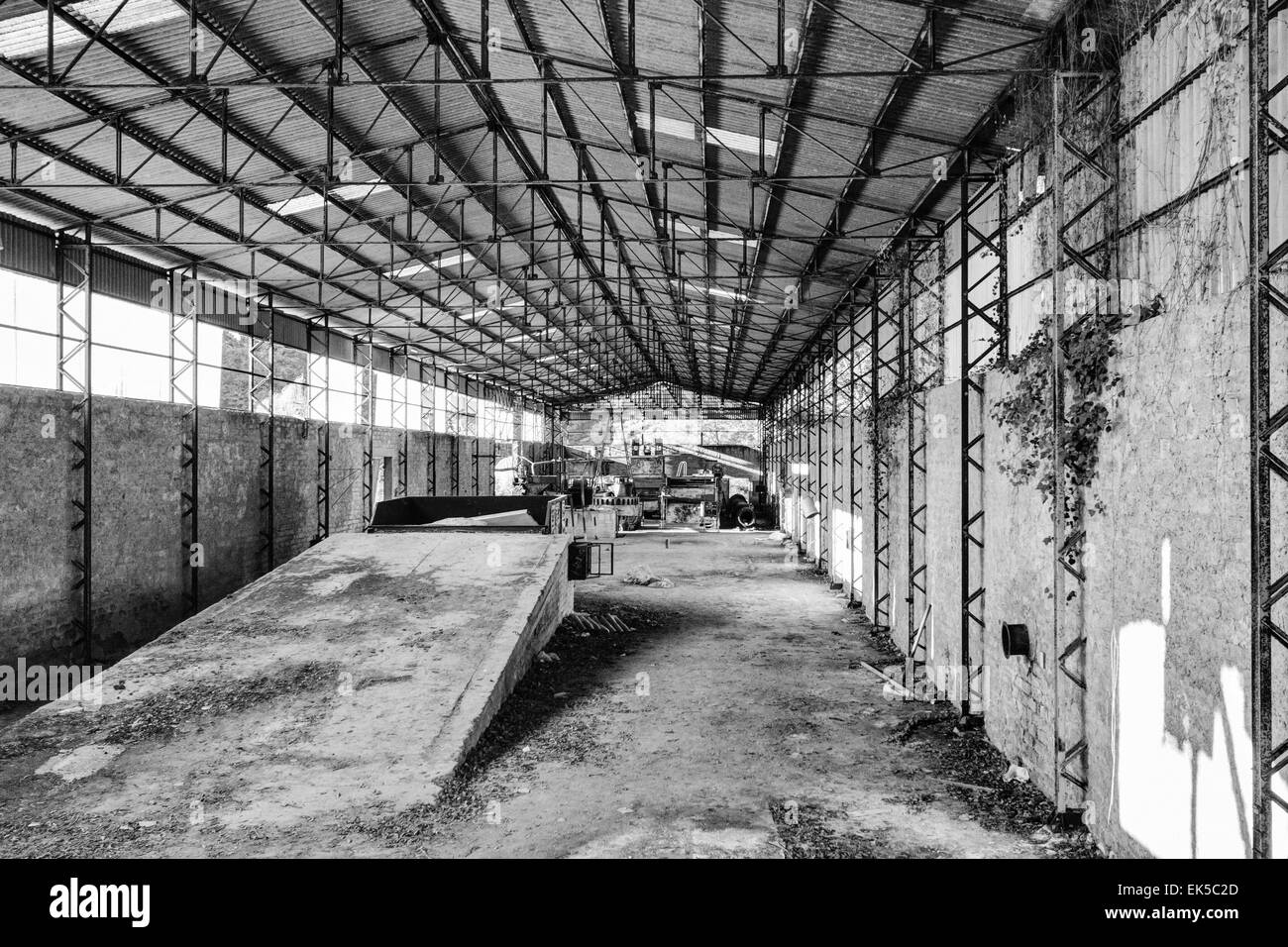 Italy, Lazio, countryside, abandoned old factory Stock Photo - Alamy
