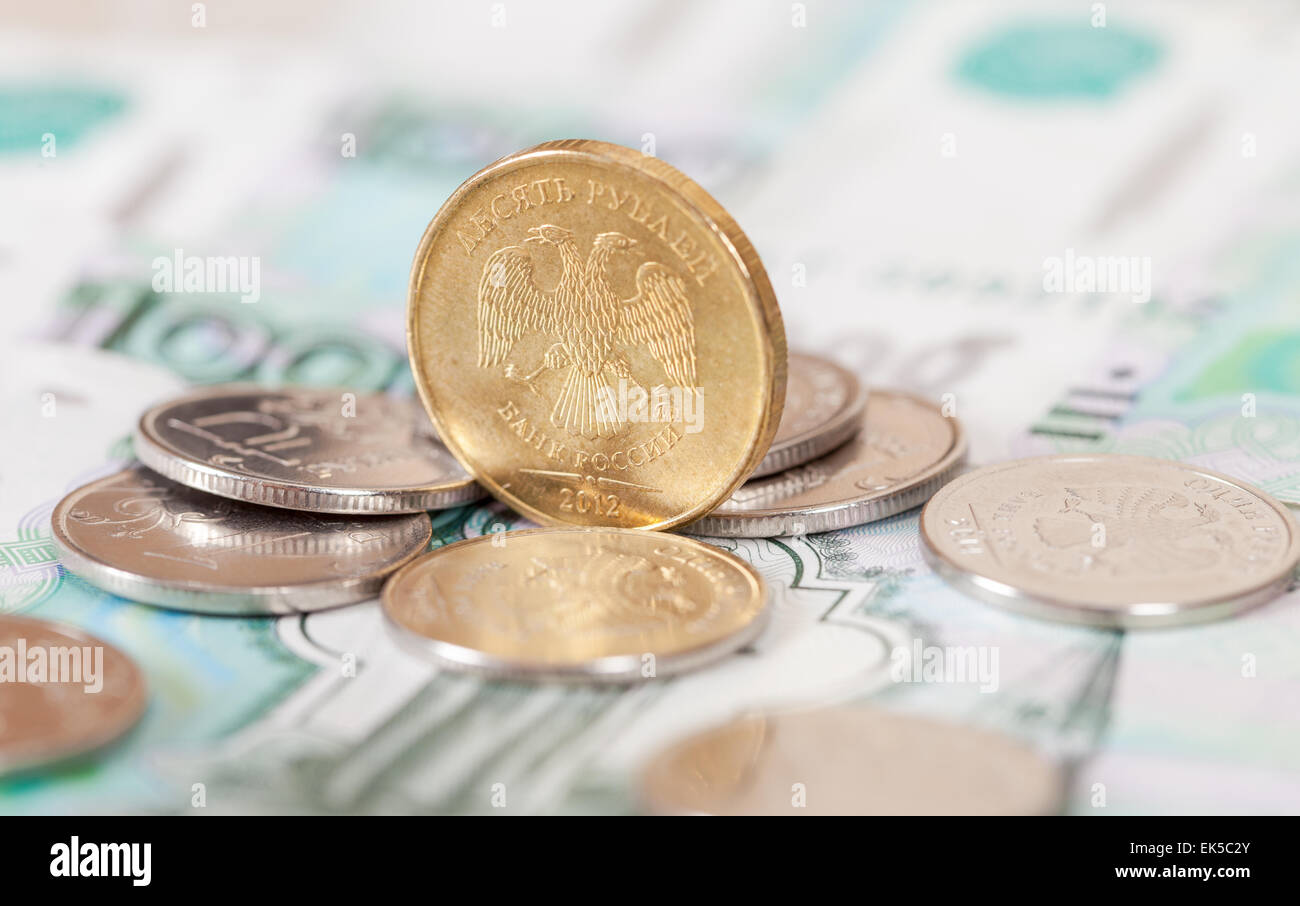 Russian currency banknotes coins hi-res stock photography and images ...