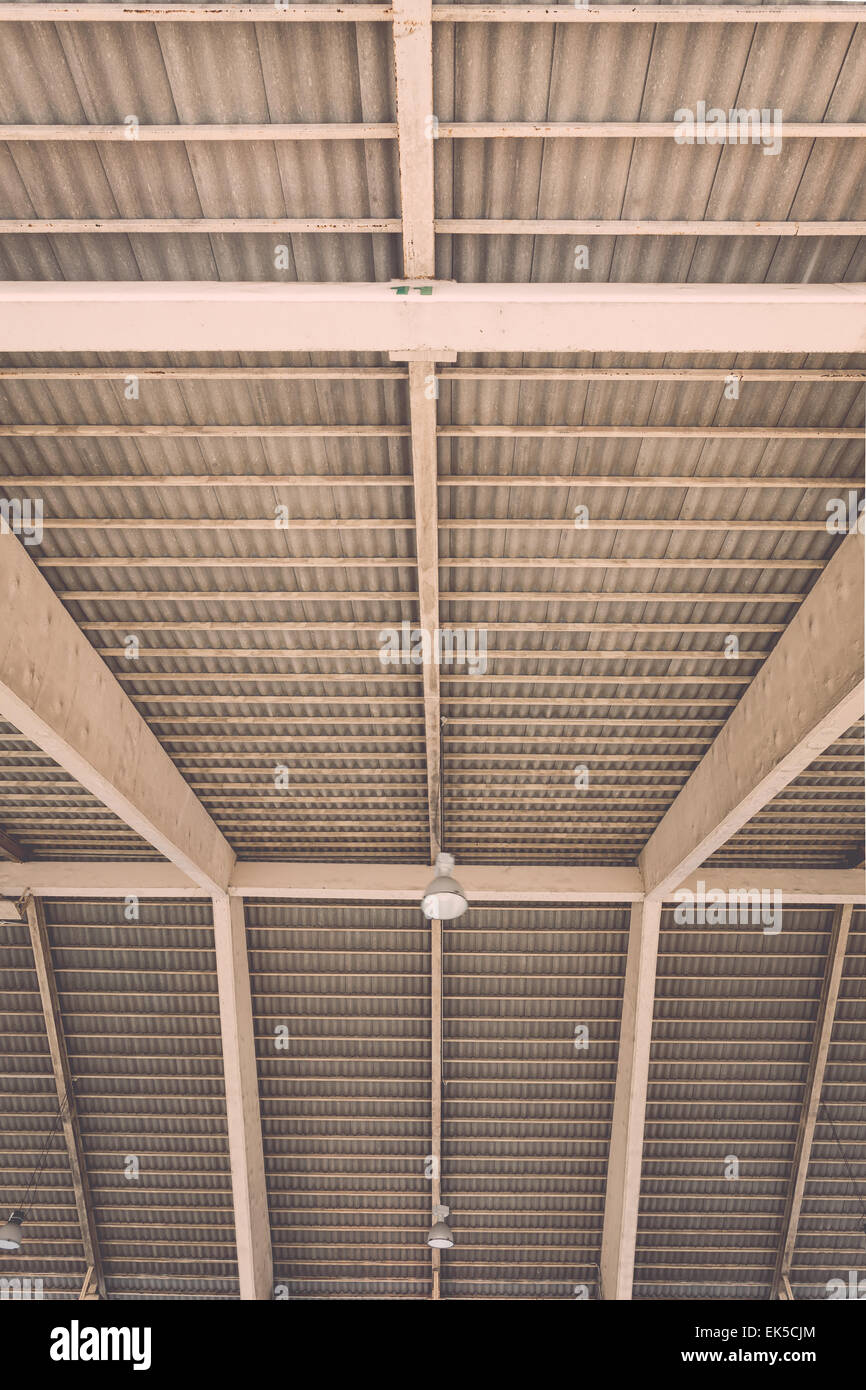 Roof structure in public market in Phuket, Thailand Stock Photo - Alamy