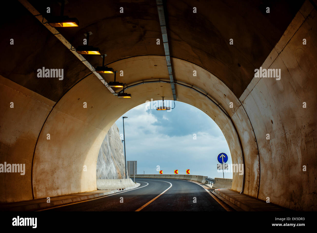 Motorway tunnel tunnels hi-res stock photography and images - Alamy