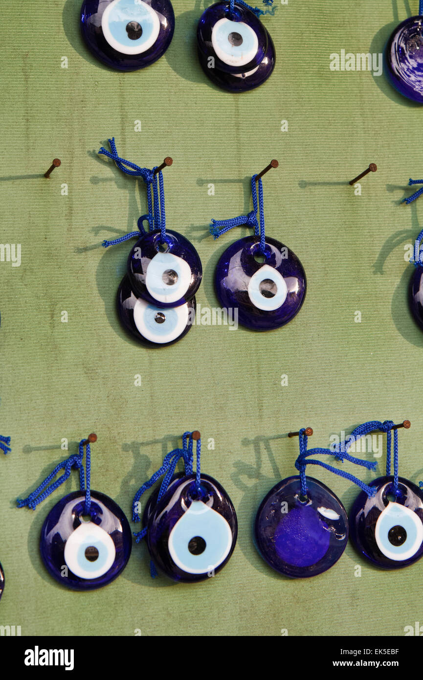 Turkey, Istanbul, turkish eyes for sale Stock Photo - Alamy