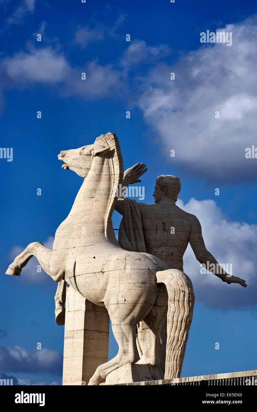 Mussolini horse sculpture hi-res stock photography and images - Alamy