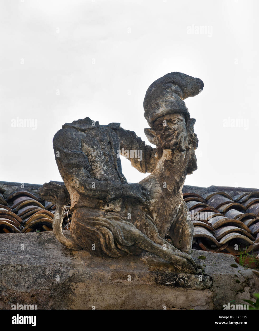 Italy, Sicily, Bagheria (Palermo), Villa Palagonia (1715 aC), monster ...