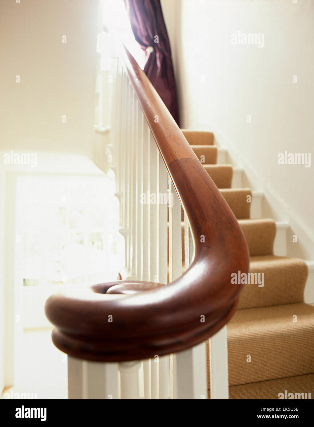 Luxury banister handrail hi-res stock photography and images - Alamy