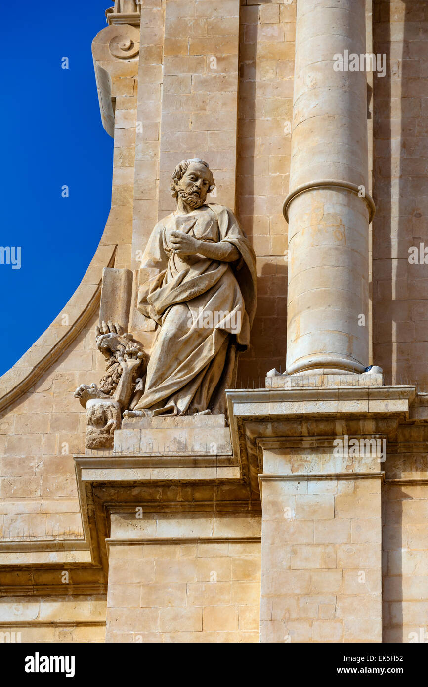 Italy, Sicily, Noto (Siracusa Province), S. Nicolo' Cathedral baroque ...