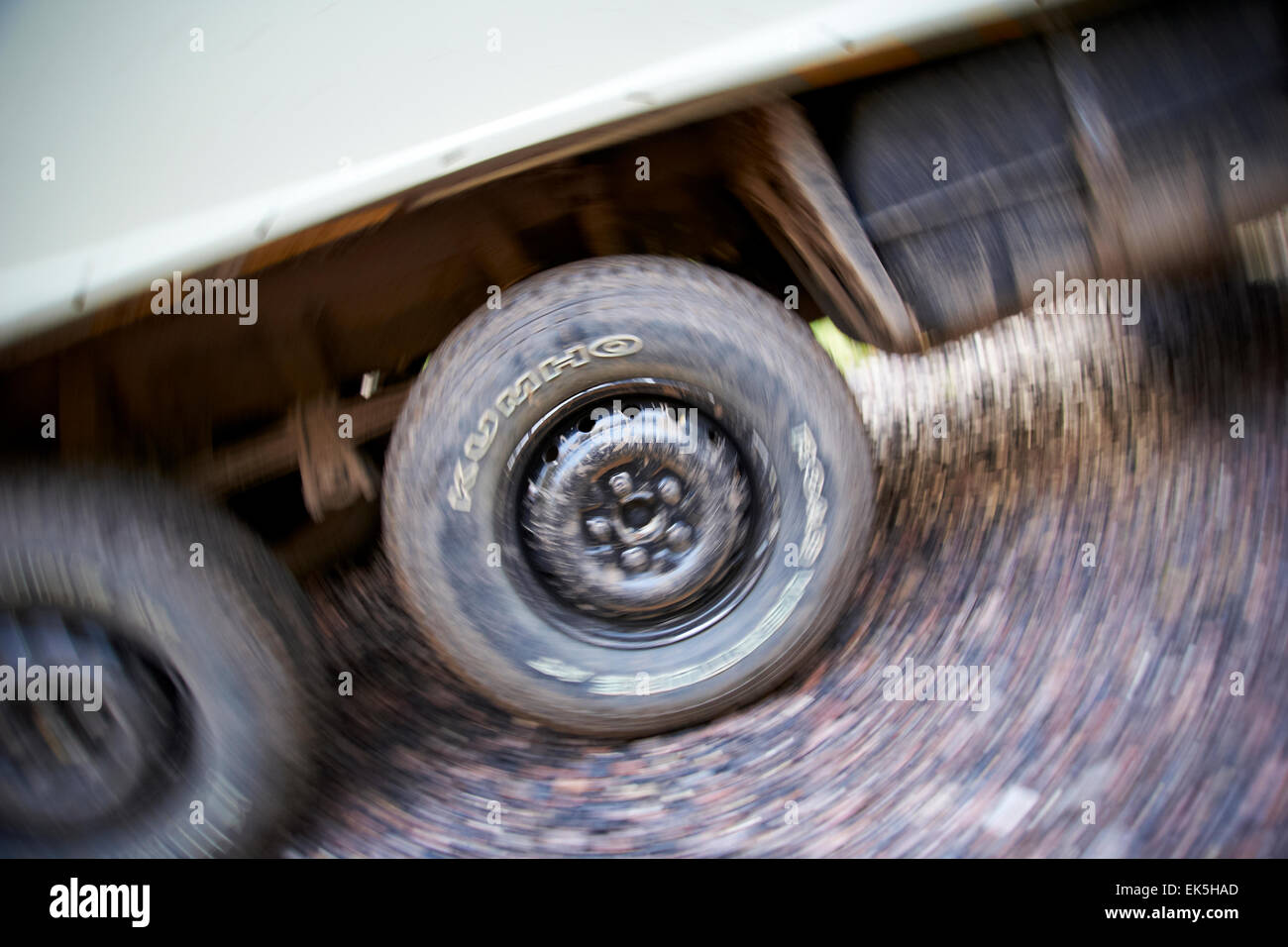 Construction vehicle wheel Stock Photo - Alamy