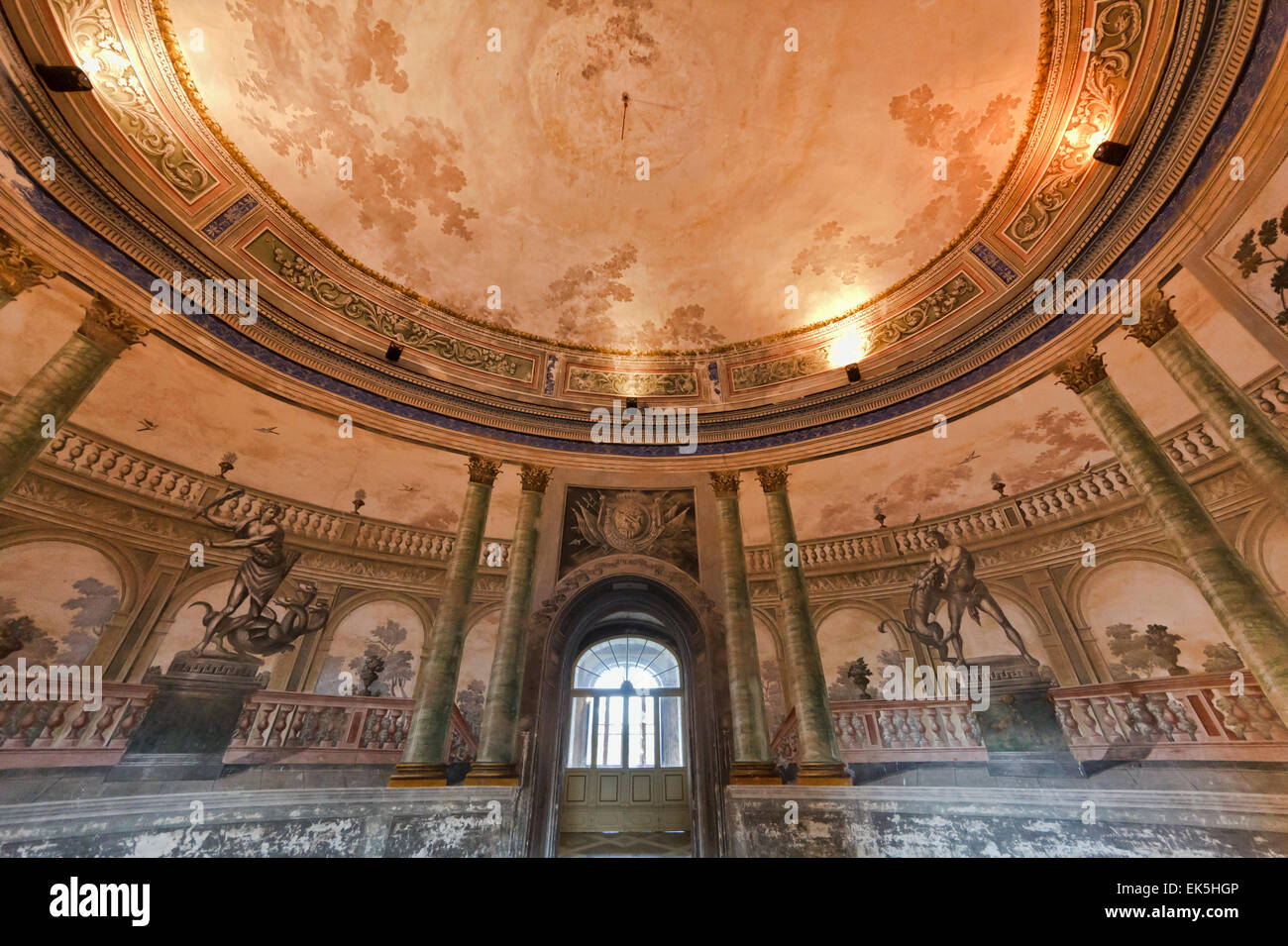 Italy, Sicily, Bagheria (Palermo), Villa Palagonia (1715 aC), the ...