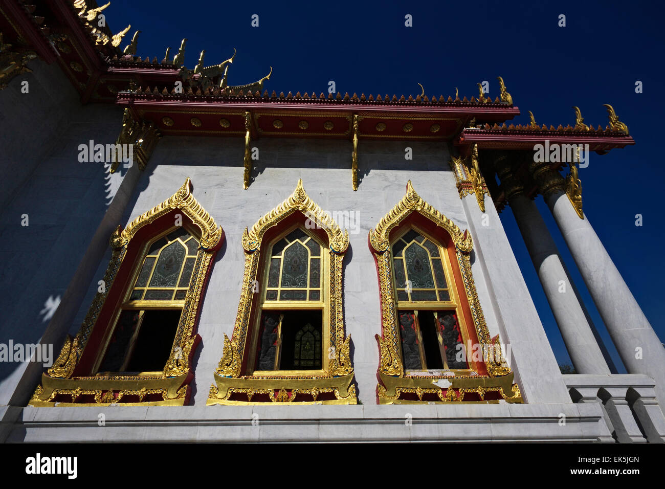 Thailand, Bangkok, Dusit District, Benjamabopit Temple (Wat ...