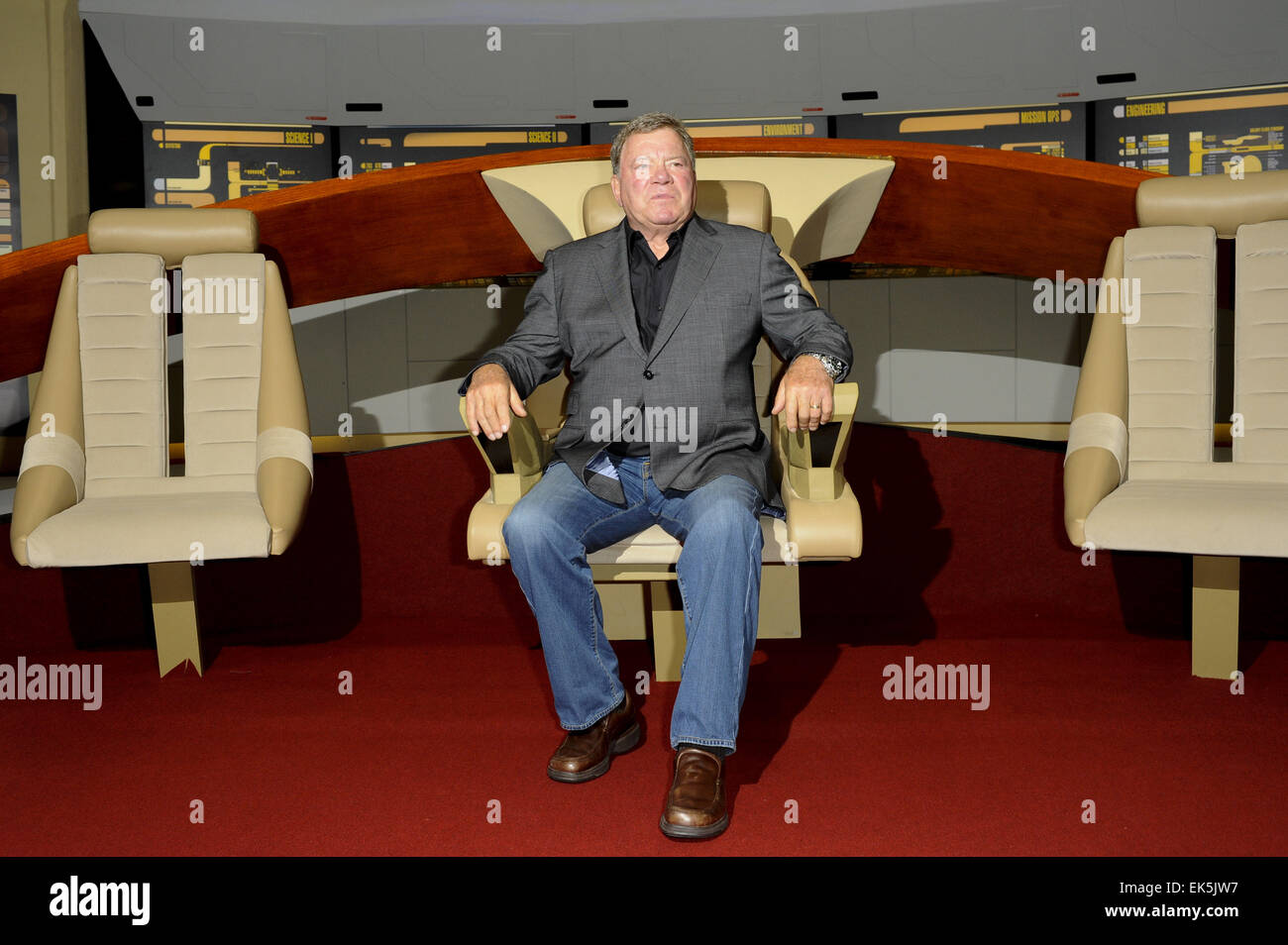 Celebrities attends "Destination Star Trek London" in the Excel centre ...