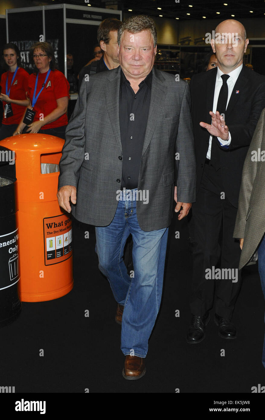 Celebrities attends "Destination Star Trek London" in the Excel centre ...