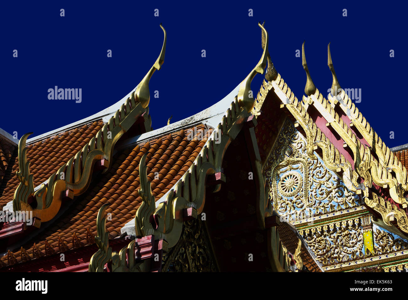 Thailand, Bangkok, Dusit District, Benjamabopit Temple (Wat ...