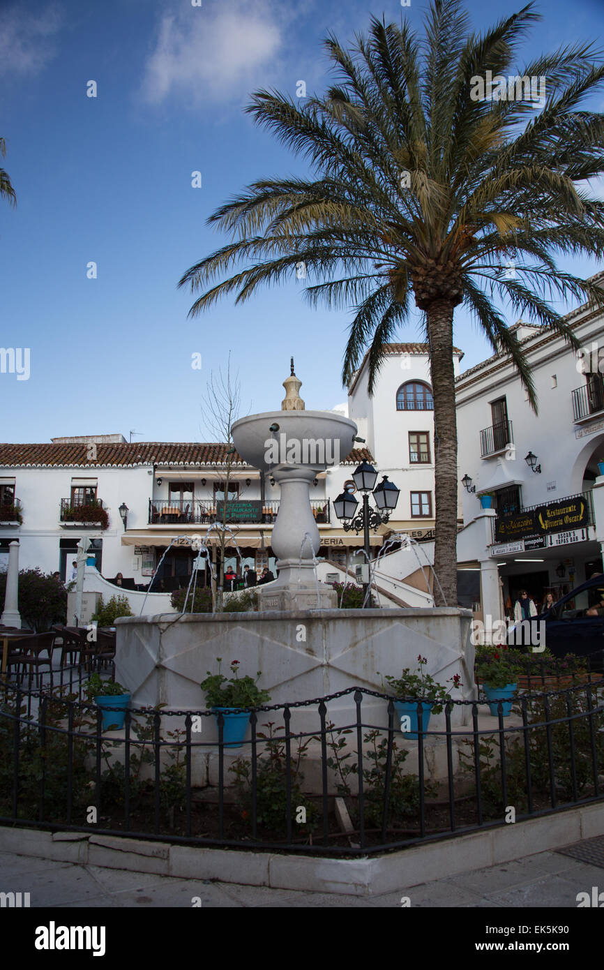 Traditional Spanish village (pueblo) at Mijas Andalusia Spain Stock ...