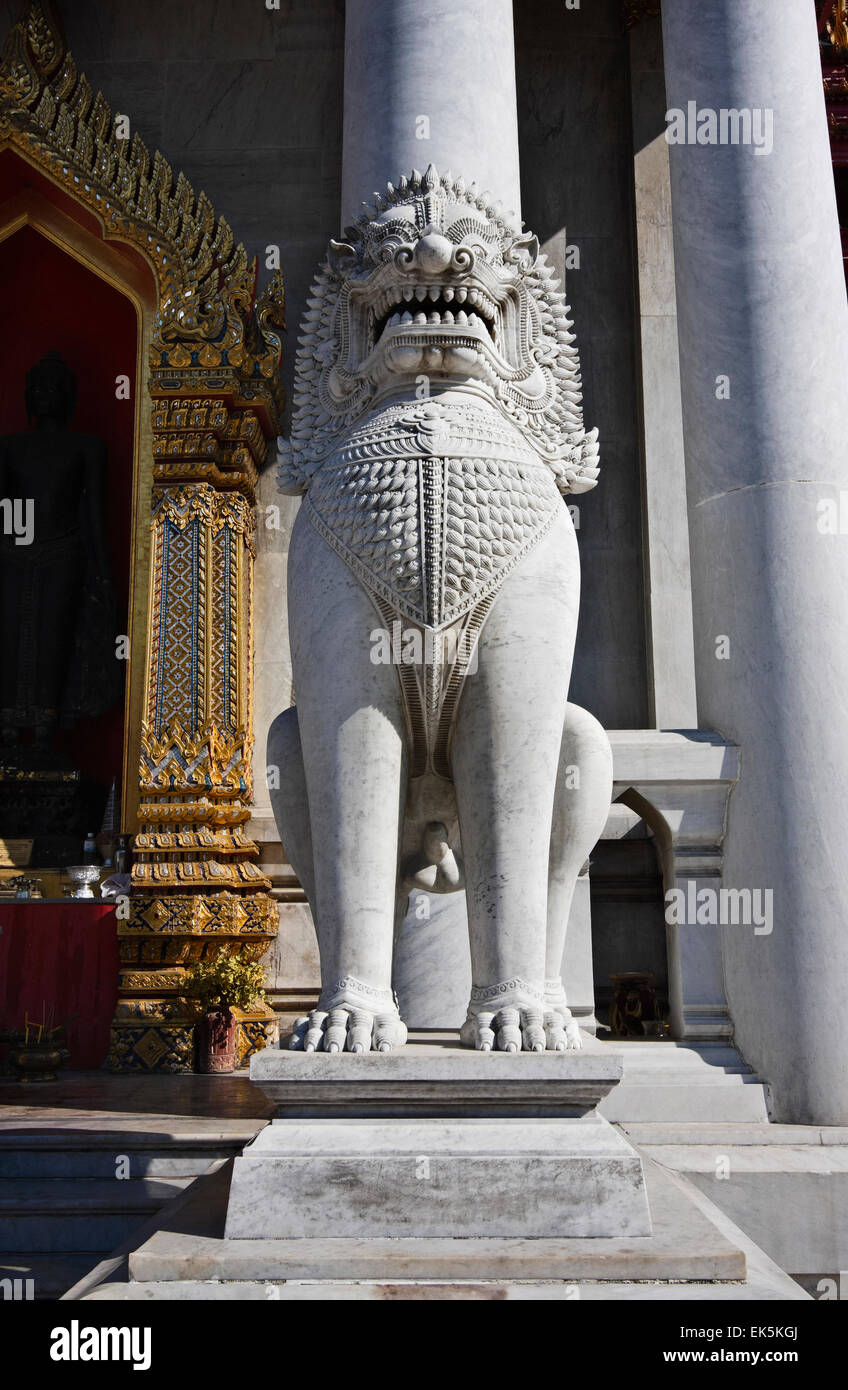 Thailand, Bangkok, Dusit District, Benjamabopit Temple (Wat ...