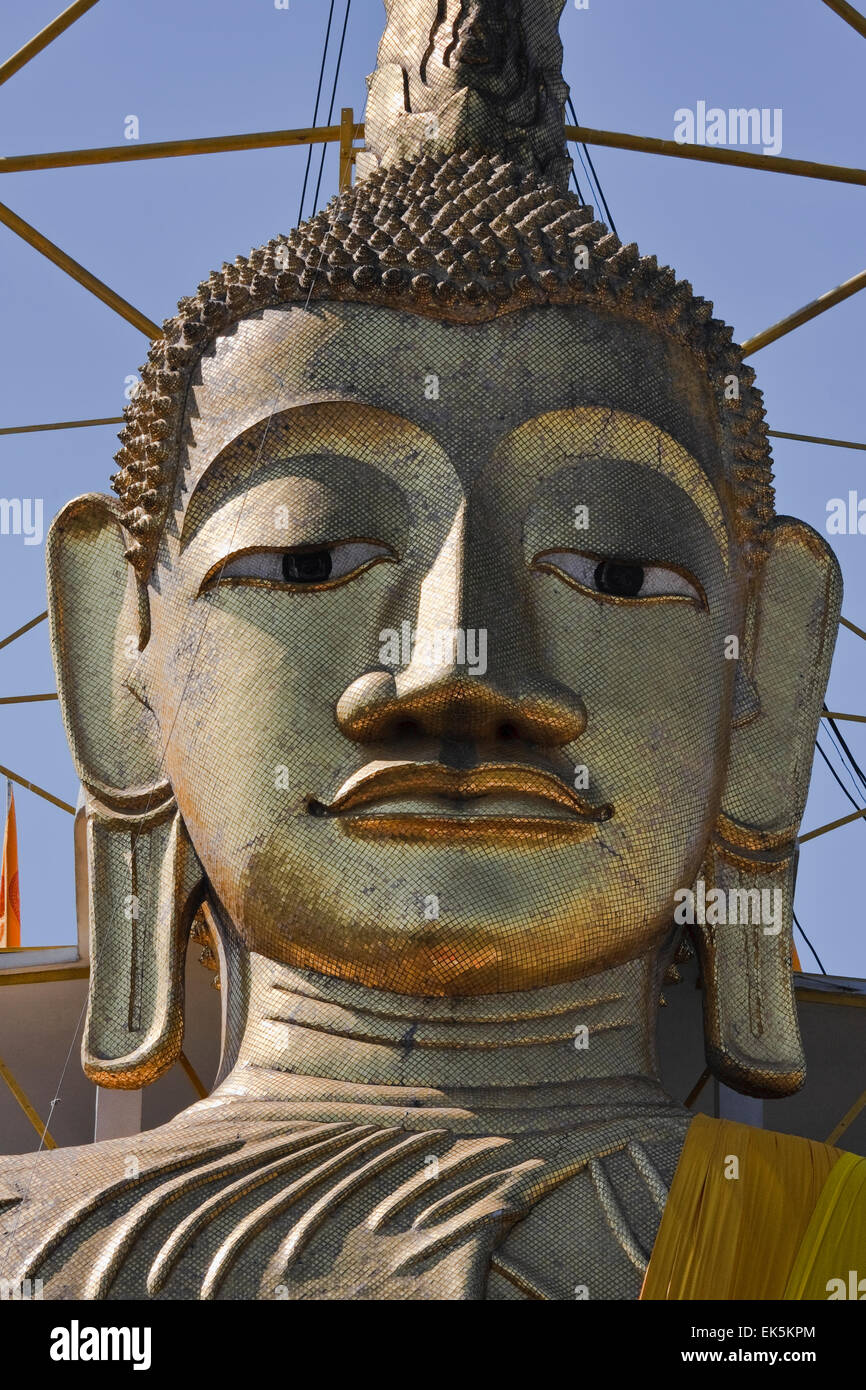 Thailand, Bangkok, the 32 meters tall Standing Buddha Phrasiariyametri ...