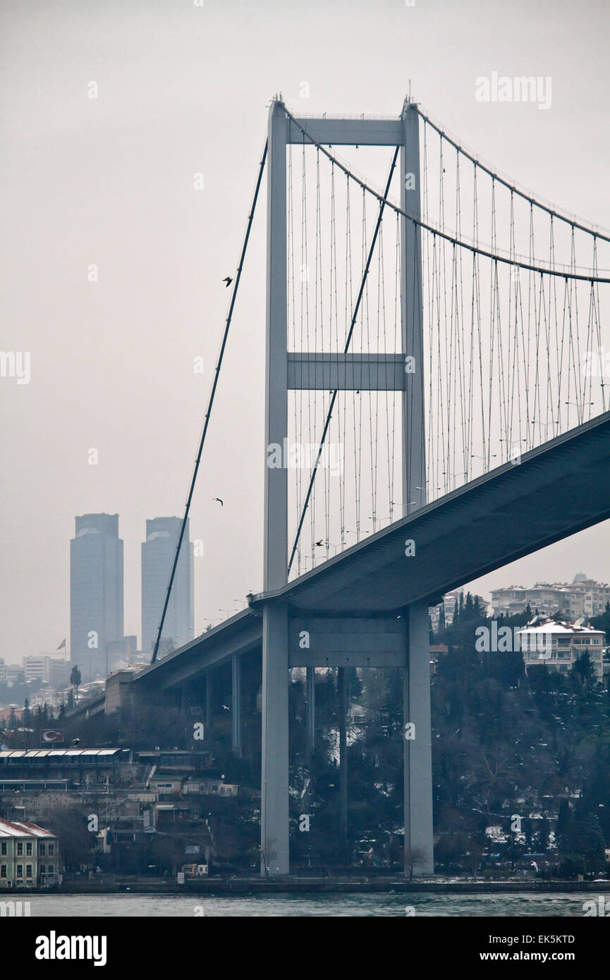 Turkey, Istanbul, Bosphorus Channel, Bosphorus Bridge Stock Photo - Alamy