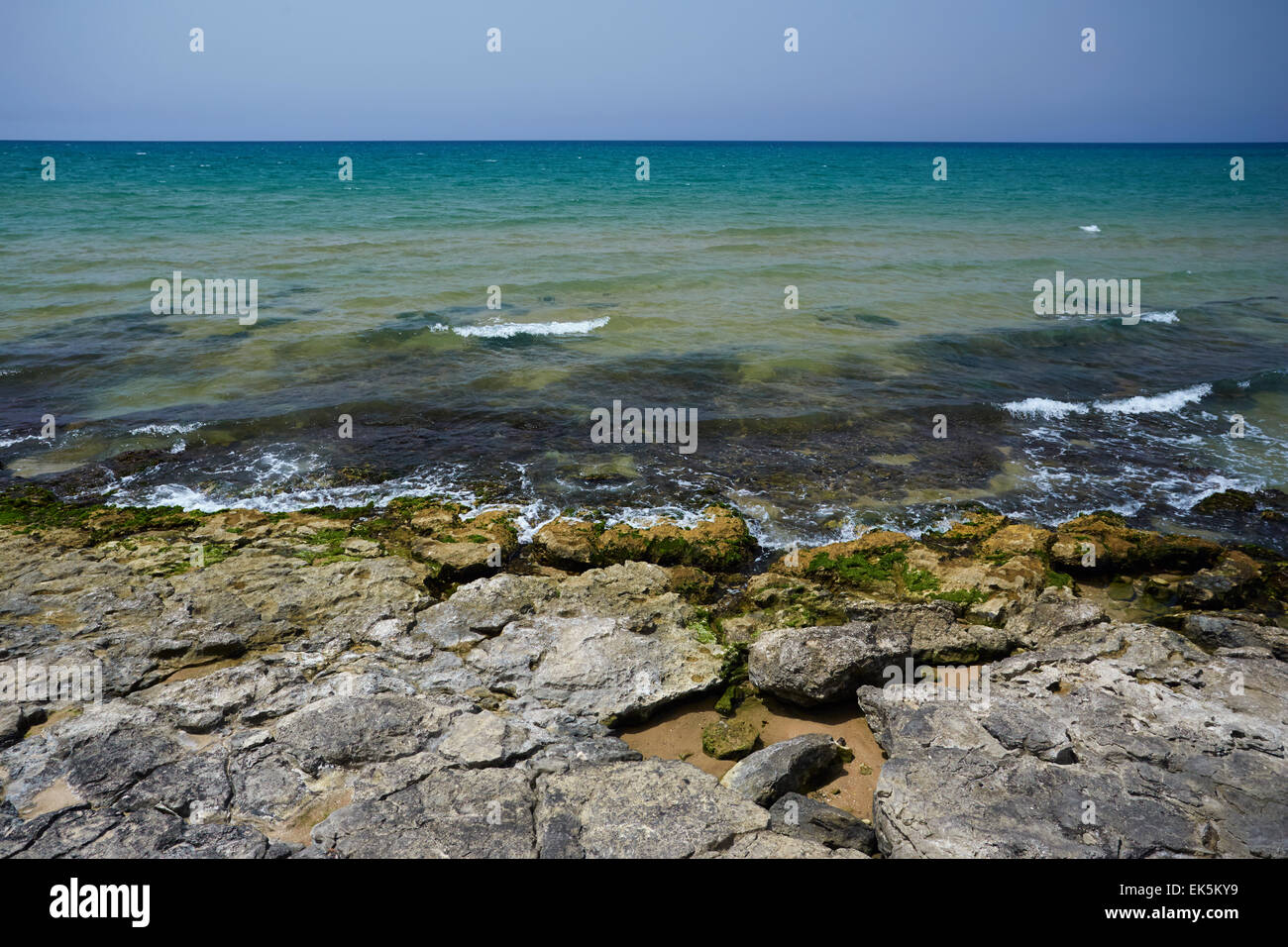 Italy, Sicily, Mediterranean Sea, Southern East coastline, Donnalucata ...