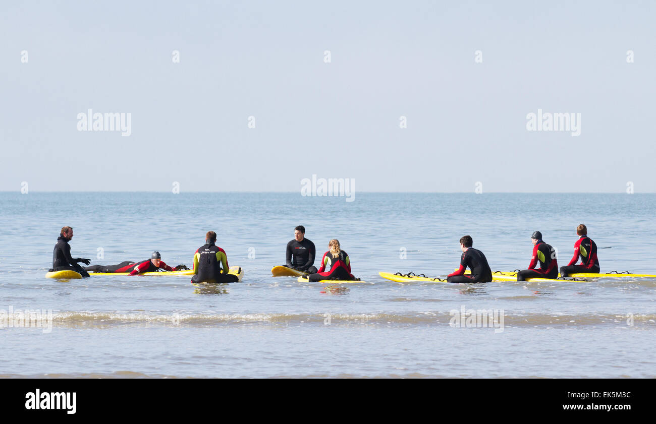 RNLI canoes & Lifeguard training during rare occurrence of Sea Fog or ...