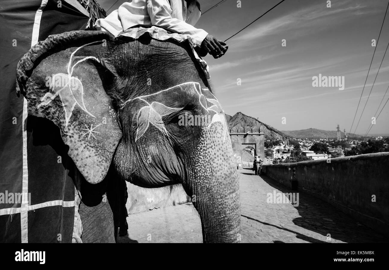 Indian god face paint Black and White Stock Photos & Images - Alamy