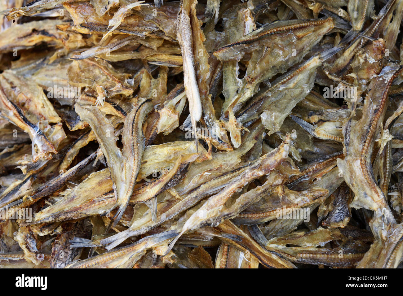 Thailand, Bangkok, dry fish for sale in a local market Stock Photo - Alamy