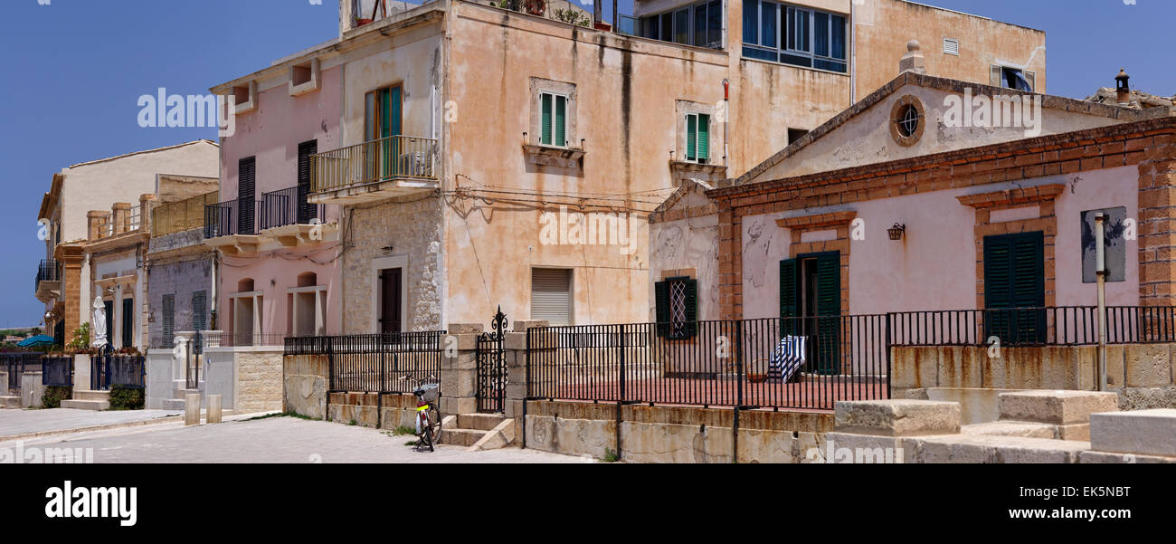 Italy, Sicily, Mediterranean sea, Donnalucata (Ragusa Province), old ...