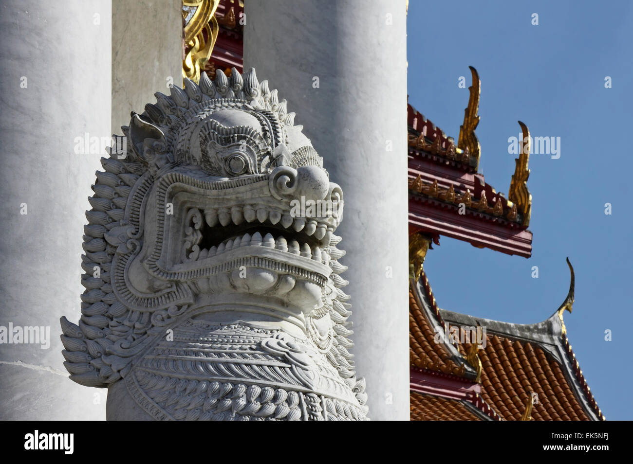 Thailand, Bangkok, Dusit District, Benjamabopit Temple (Wat ...