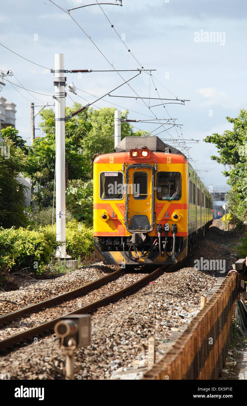 The Electrification of Railway Stock Photo - Alamy