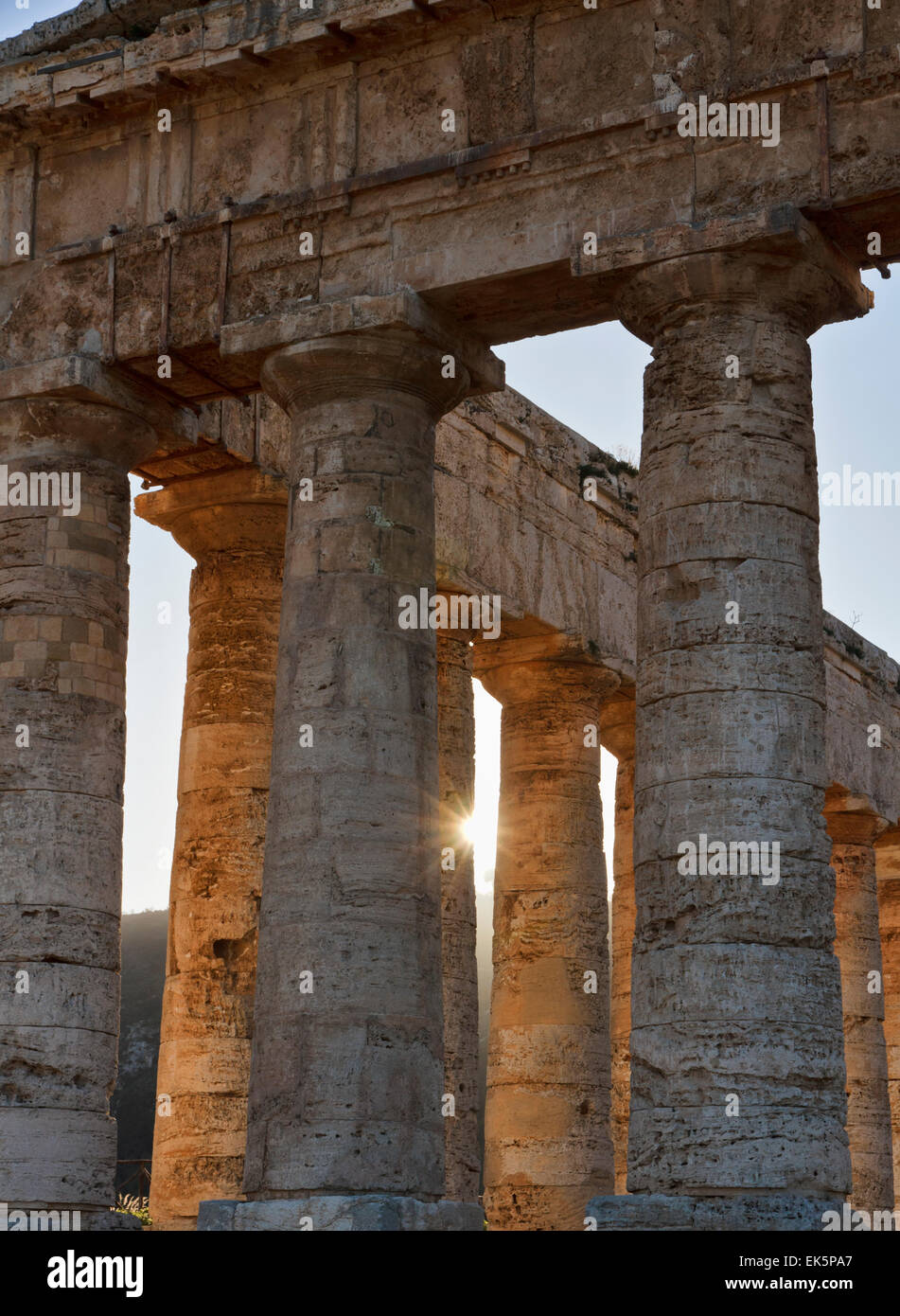 Italy, Sicily, Segesta, Greek Temple Stock Photo - Alamy