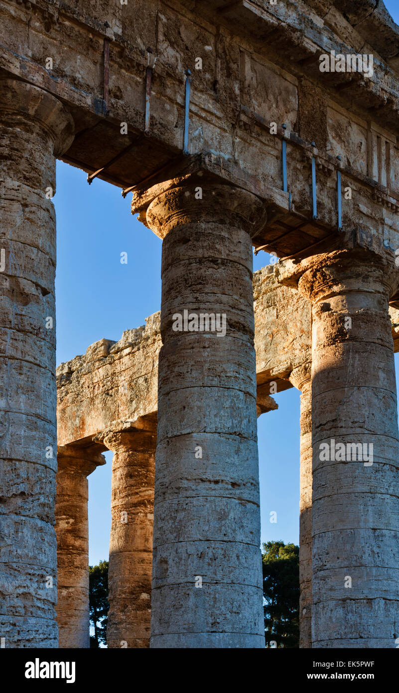 Italy, Sicily, Segesta, Greek Temple Stock Photo - Alamy