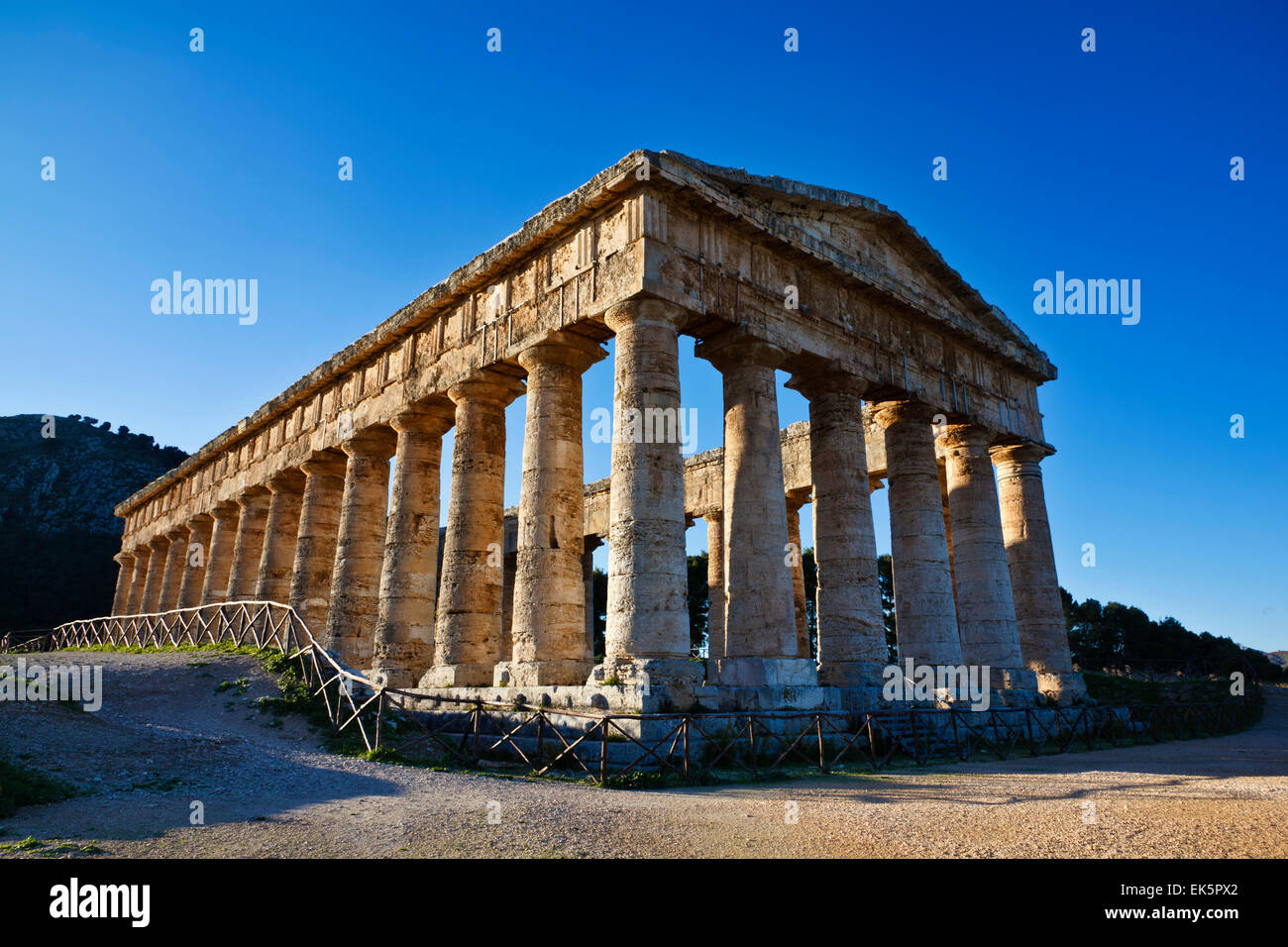 Italy, Sicily, Segesta, Greek Temple Stock Photo - Alamy