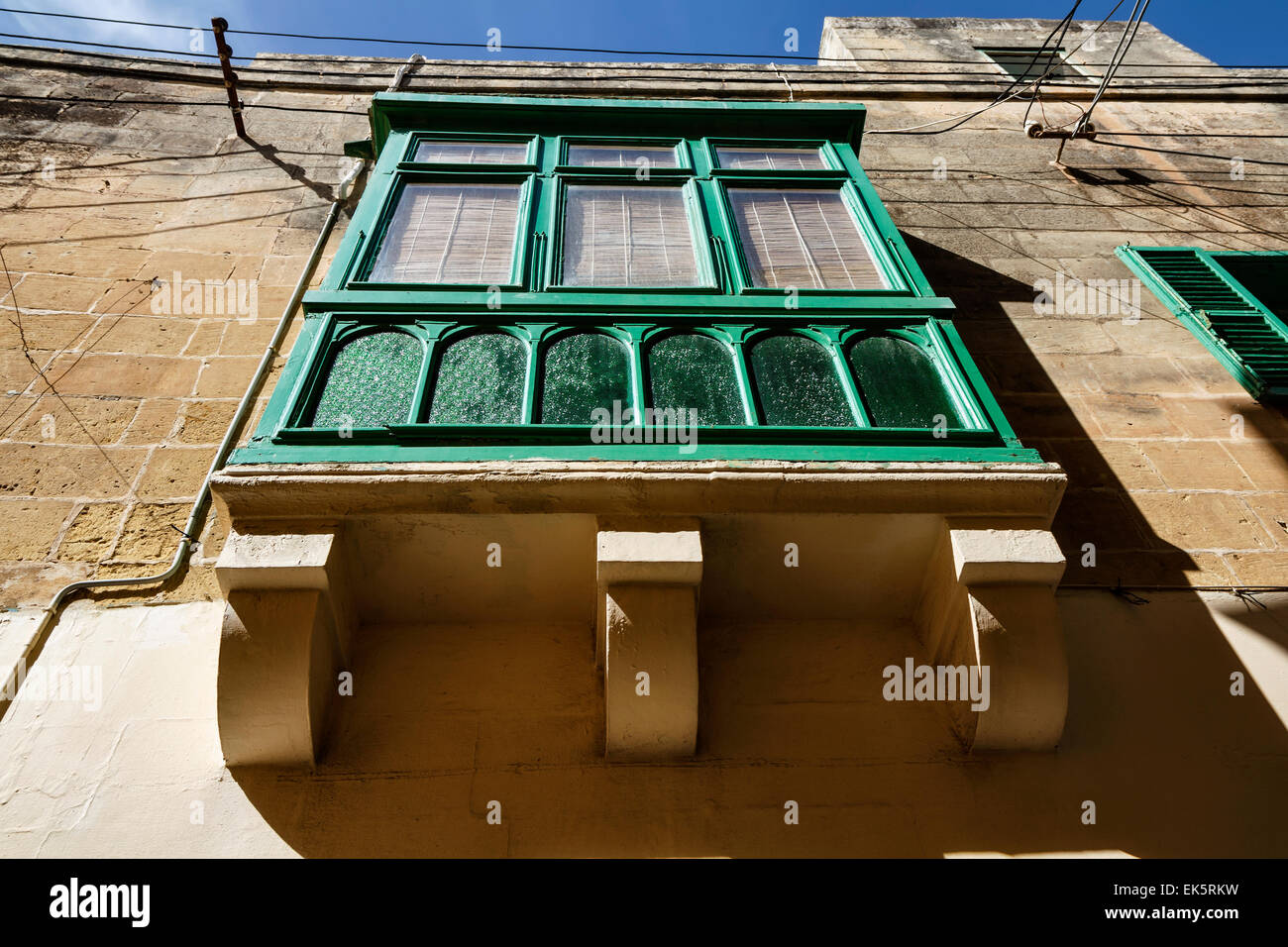 Malta, Gozo Island, Victoria city, typical maltese window Stock Photo ...