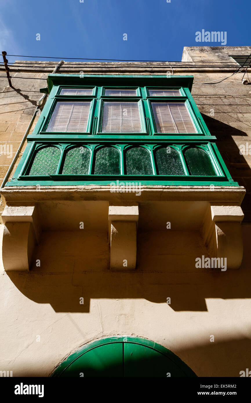 Malta, Gozo Island, Victoria city, typical maltese window Stock Photo ...