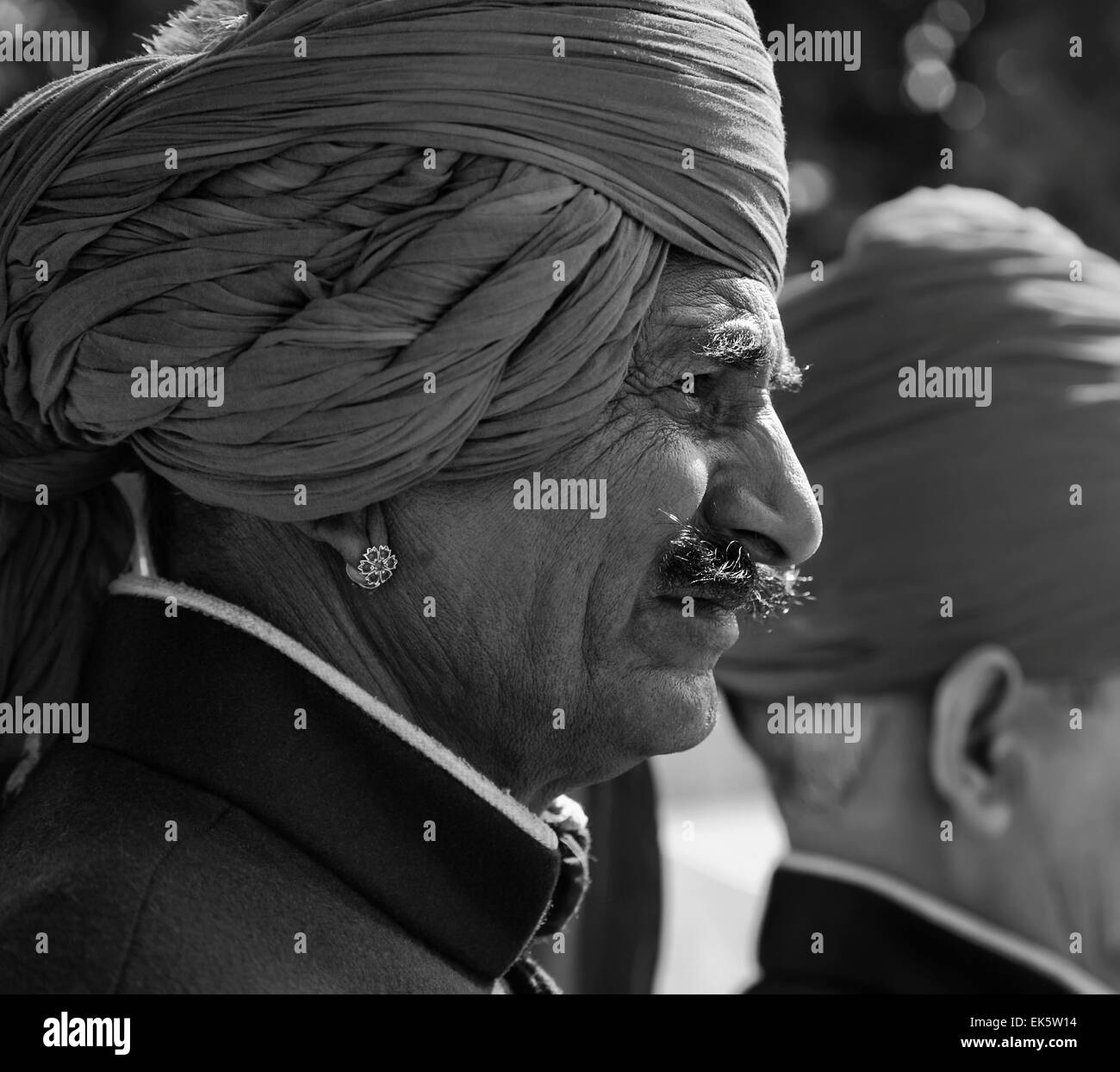 India, Rajasthan, Jaipur, City Palace, indian imperial guards Stock ...