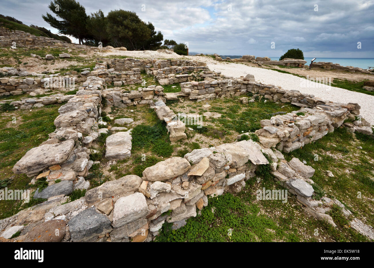 Italy, Sicily, Eraclea Minoa (Agrigento province), archeological area ...