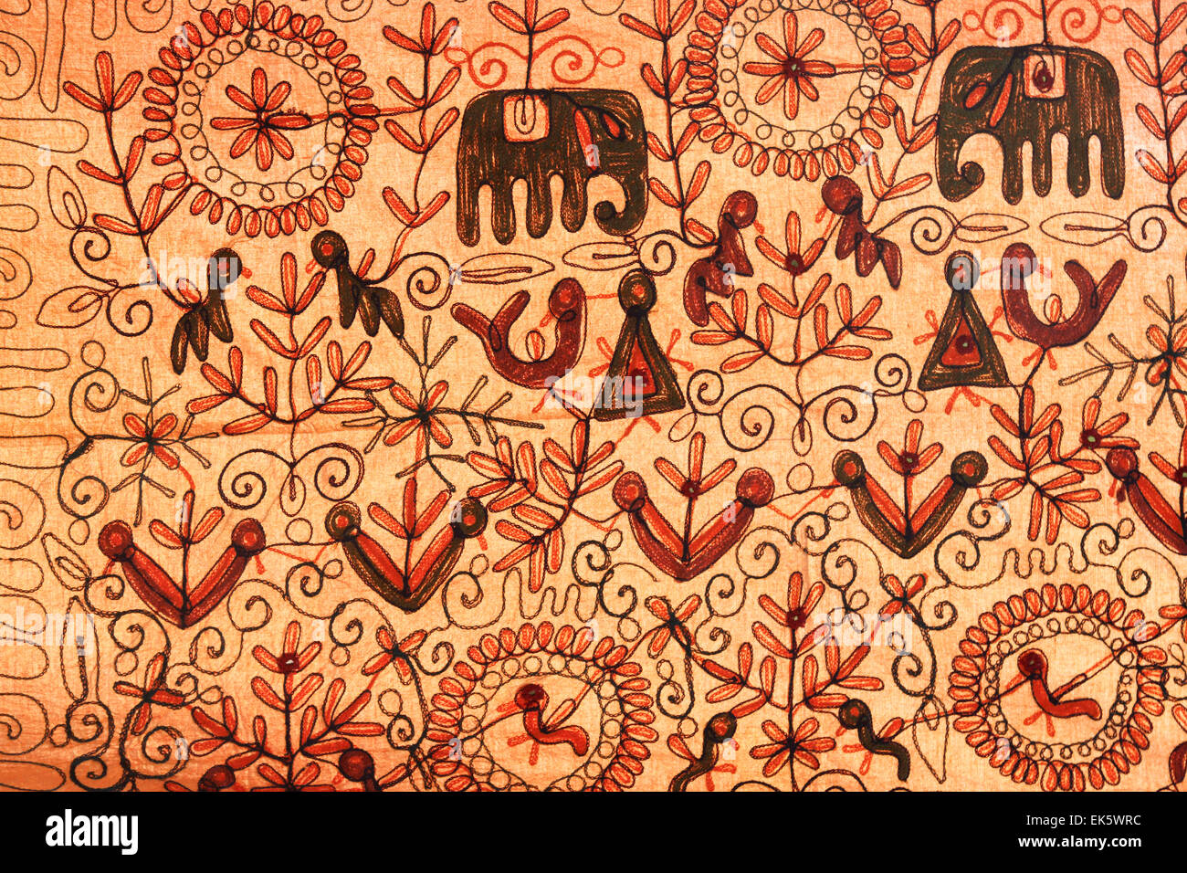 India, Rajasthan, Jaipur, indian cotton cloth for sale Stock Photo - Alamy