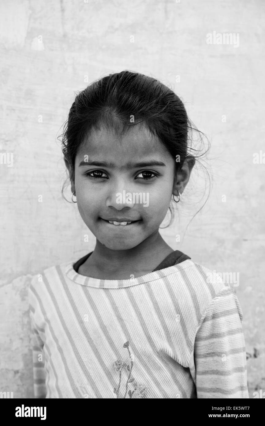 India, Rajasthan, Jaipur, indian young girl portrait Stock Photo - Alamy
