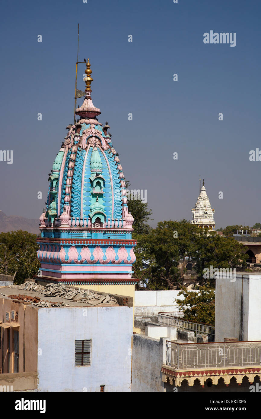 India, Rajasthan, Pushkar, hindu temples Stock Photo - Alamy