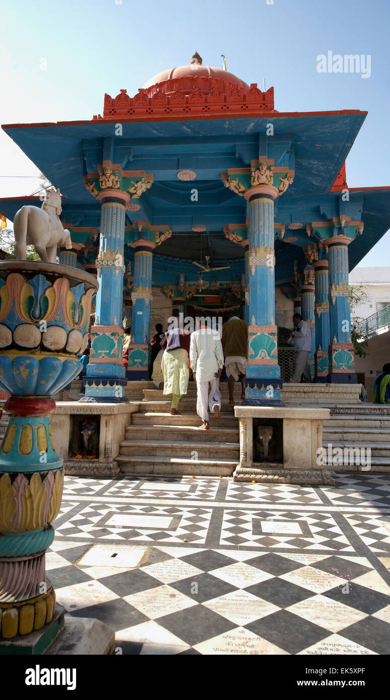 India, Rajasthan, Pushkar, hindu temple Stock Photo - Alamy