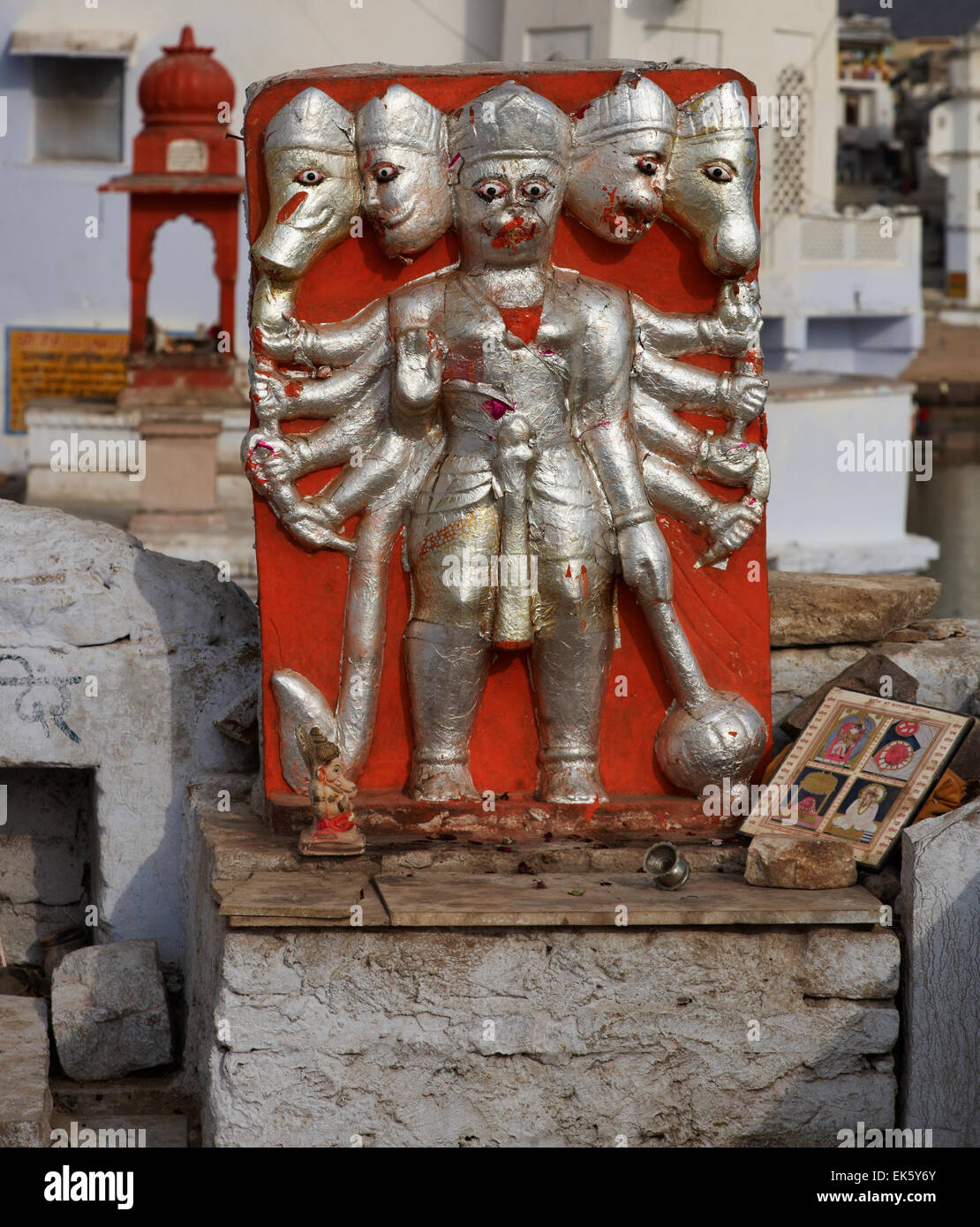 India, Rajasthan, Pushkar, small religious statue Stock Photo - Alamy