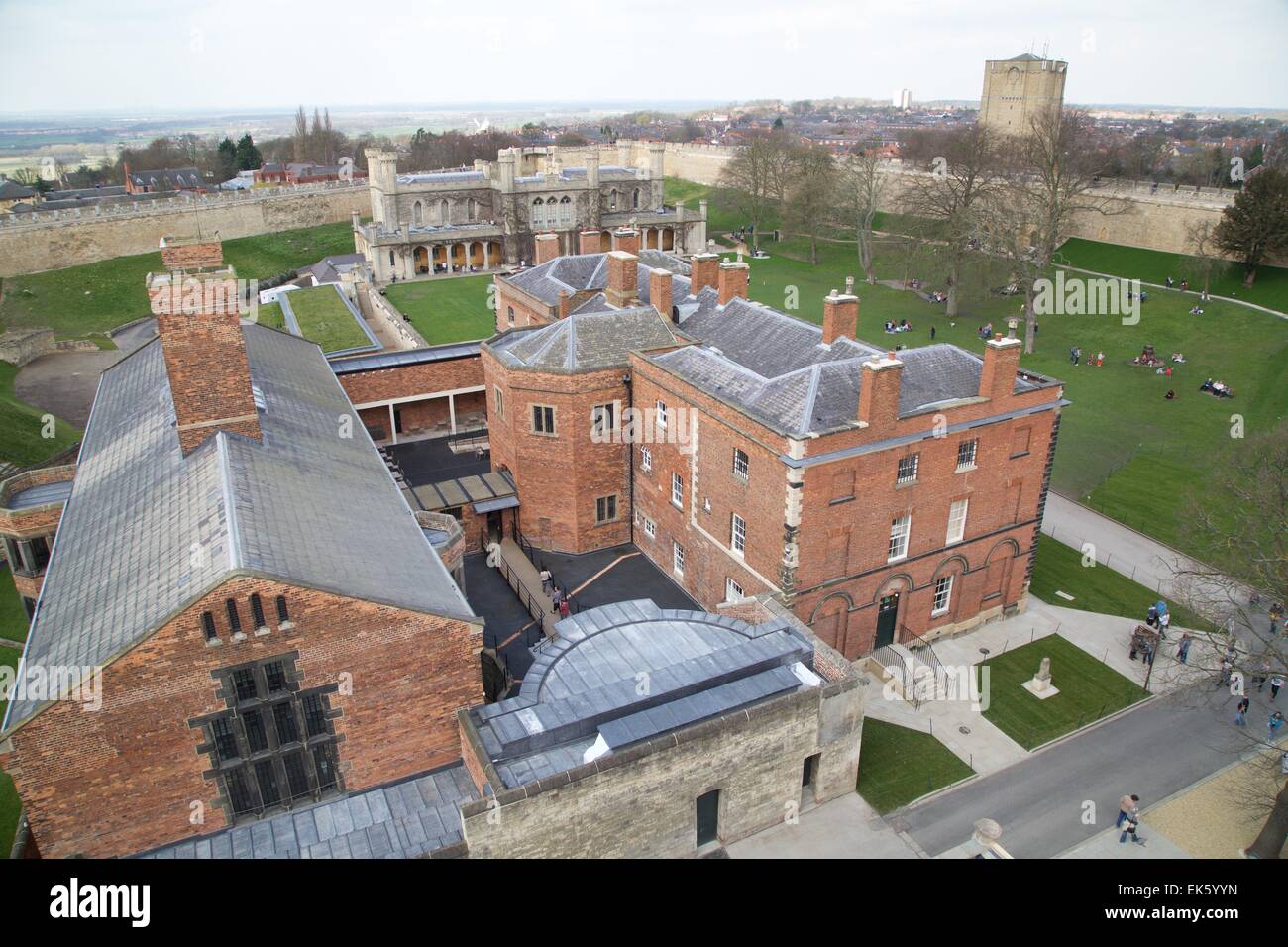Lincoln Castle, Lincoln Victorian Prison, Lincoln courthouse Stock ...