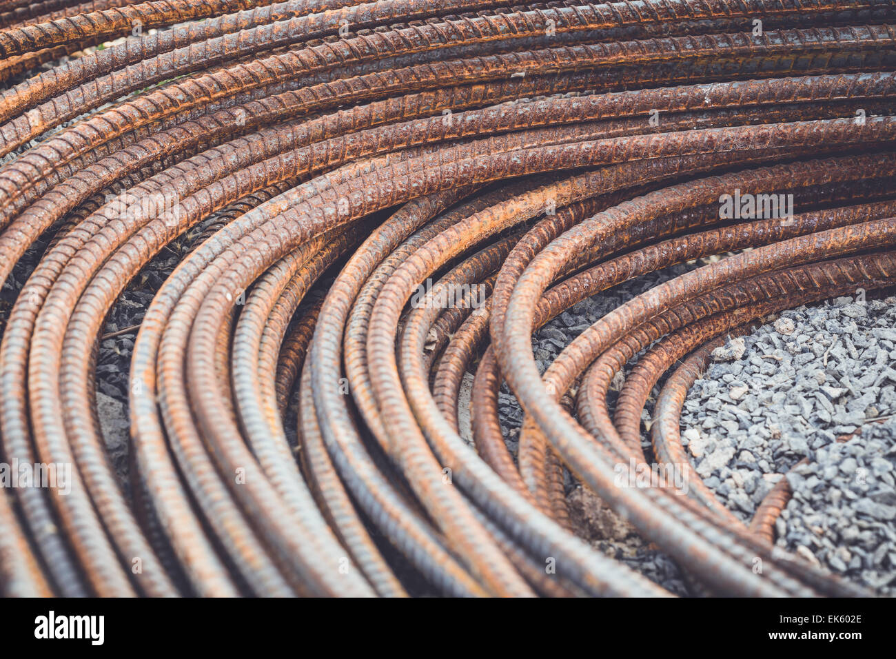 Steel rods bars used reinforce hi-res stock photography and images - Alamy