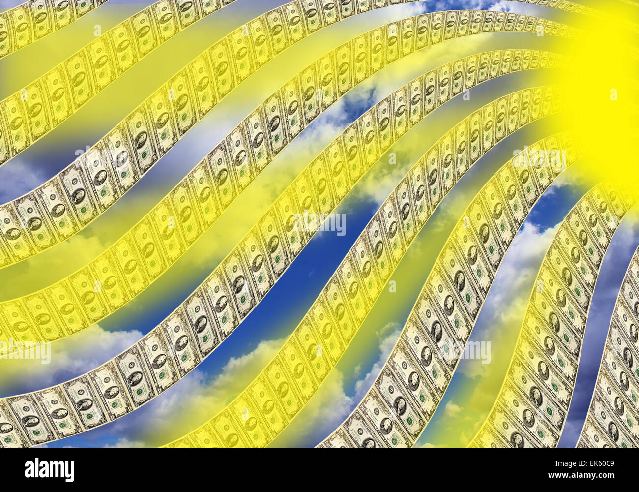 Sun dollar hi-res stock photography and images - Alamy