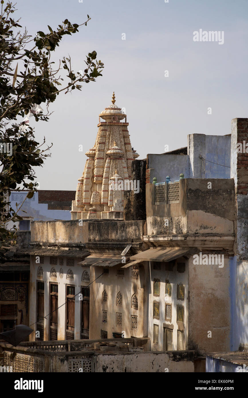 India, Rajasthan, Pushkar, hindu temple Stock Photo - Alamy
